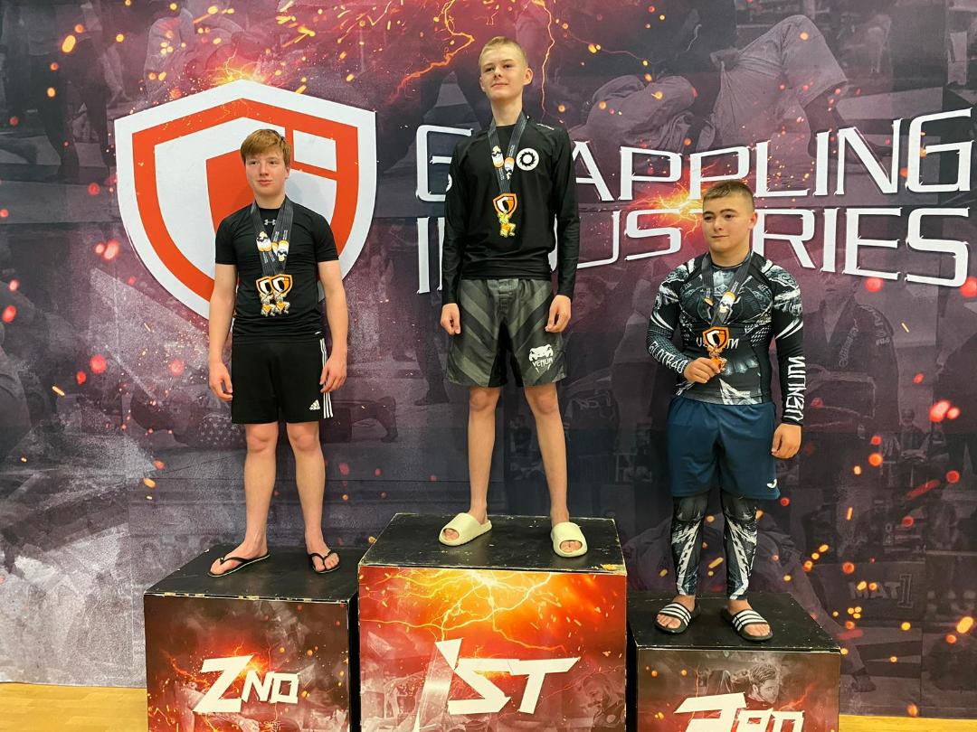 Double silver for Erik at Grappling Industries event! - Wimbledon BJJ