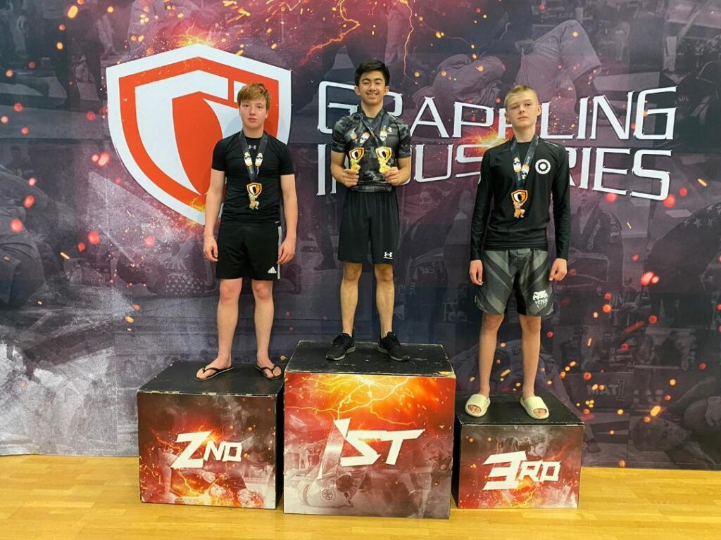 Double silver for Erik at Grappling Industries event! - Wimbledon BJJ